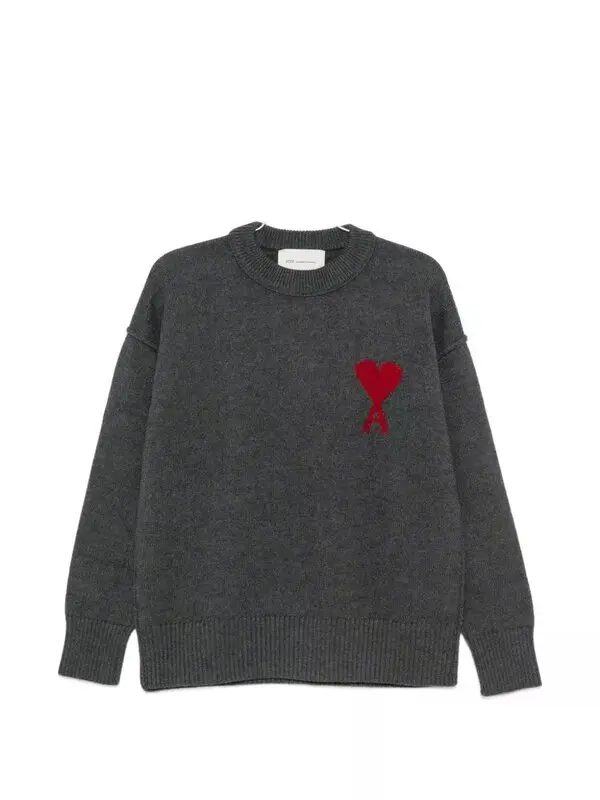 AMI Paris De Coeur Crew Neck Sweater