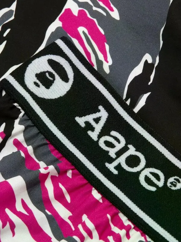 AAPE BY *A BATHING APE Moonface Camouflage-print Boxers