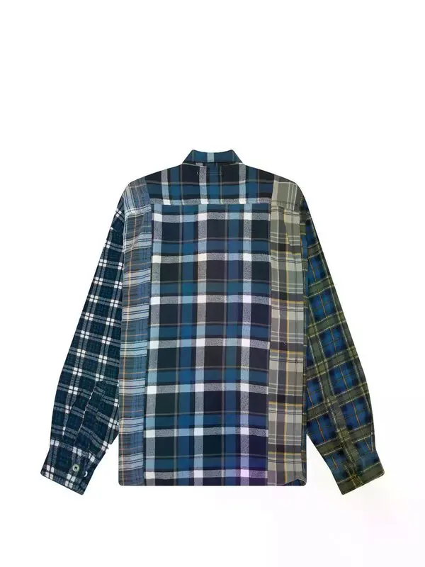 Needles Frill-trimmed Patchwork Shirt