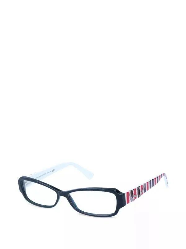 Alexander McQueen Rectangle Frame Eyeglasses - Black