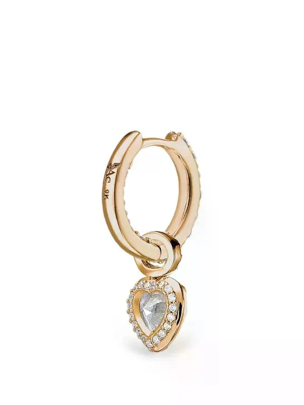 ANABELA CHAN Petite Heart Lab-grown Diamond Earrings