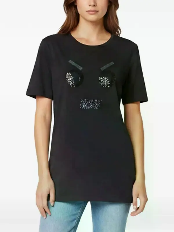 Fendi Embellished Crewneck T-shirt