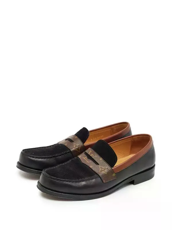 LOUIS VUITTON Sorbonne Monogram Loafers - Black