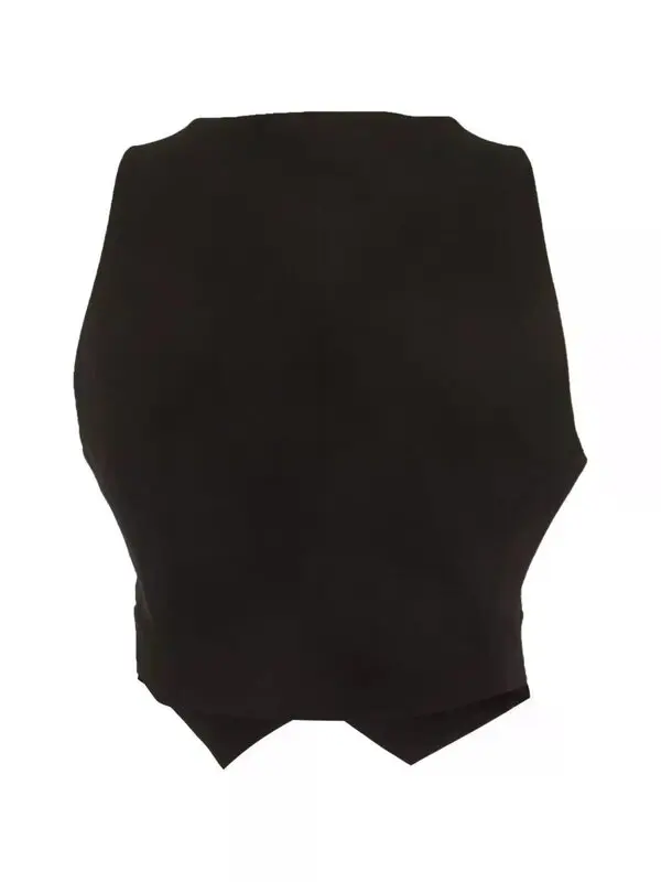 Magda Butrym Floral-appliqué V-neck Vest