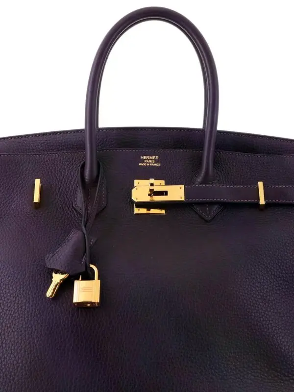 Hermès Birkin Togo Handbag With Gold Hardware - Purple