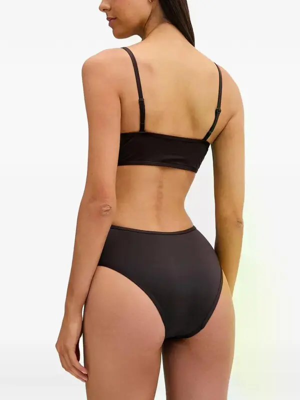 Lacoste One-piece Swimsuit With Side Cutouts And Embroidered Crocodile