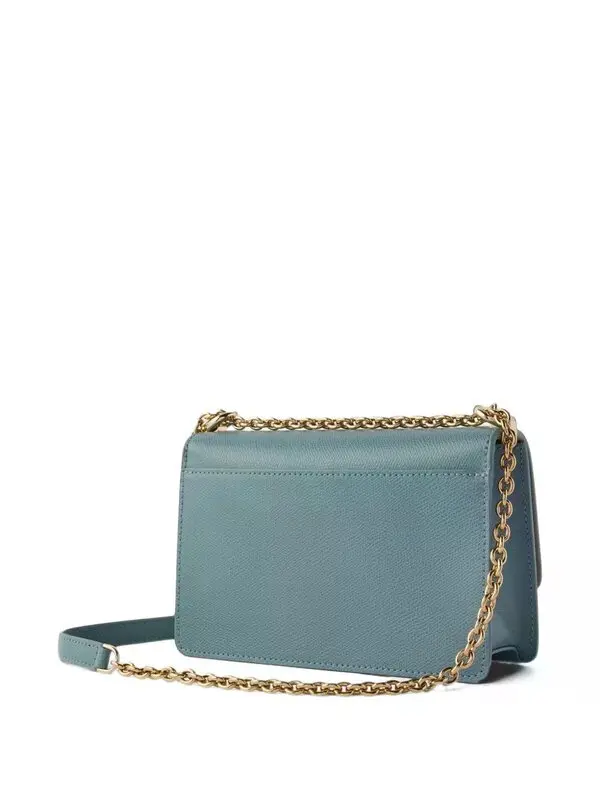 Furla 1927 Grained-leather Mini Bag - Blue