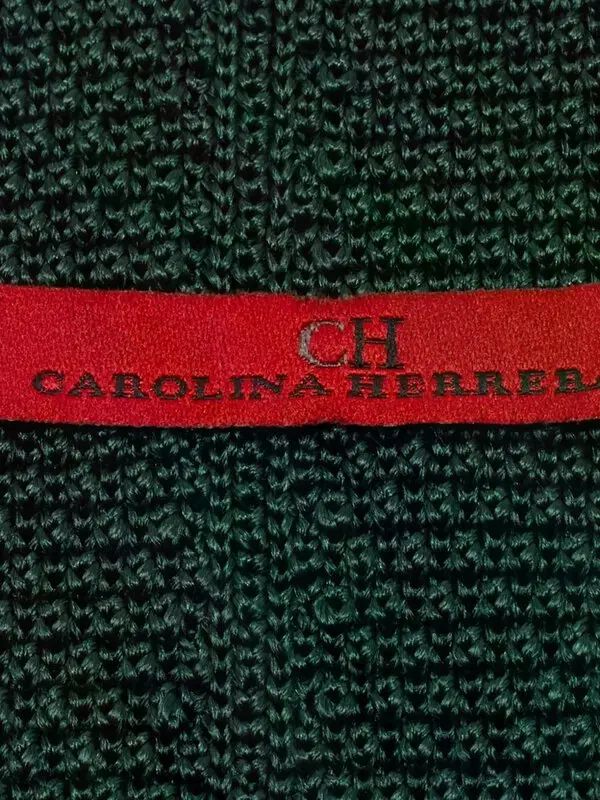 Carolina Herrera Logo-patch Tie