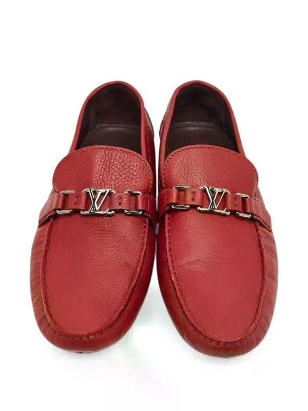 LOUIS VUITTON Hockenheim Leather Loafers