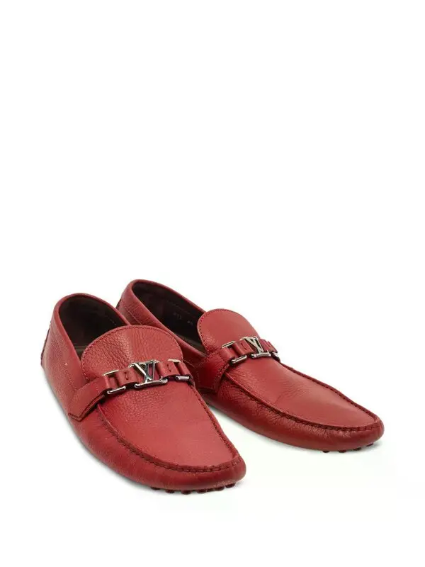 LOUIS VUITTON Hockenheim Leather Loafers