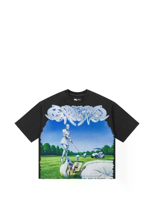 GODSPEED Graphic-print T-shirt - Black