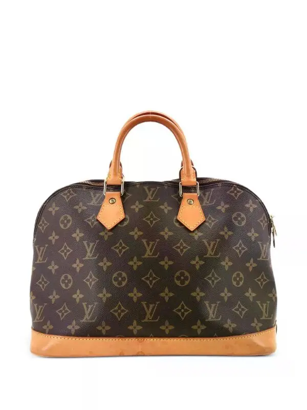 LOUIS VUITTON Vintage Alma Handbag Monogram Canvas Pm Satchel