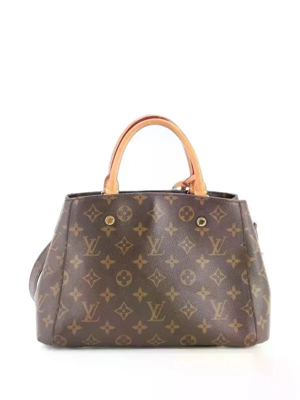LOUIS VUITTON Montaigne Handbag Monogram Canvas Bb Satchel