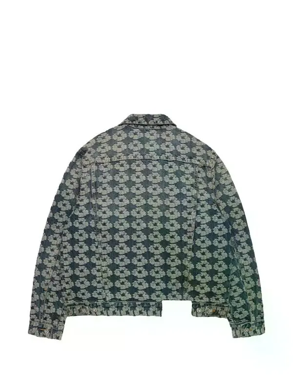 DENIM TEARS Jacquard Wreath Denim Jacket