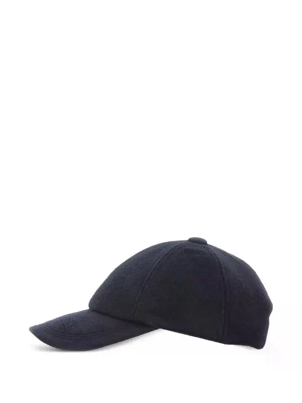 Max Mara Lancia Logo-embroidered Cashmere Baseball Cap