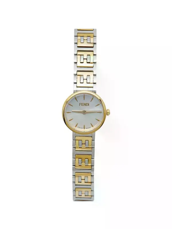 Fendi Two-tone Stainless Steel Quartz Watch - Silver