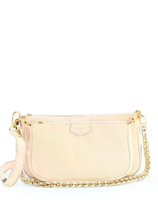 LOUIS VUITTON Multi Pochette Accessoires Monogram Empreinte Giant Crossbody Bag - Neutrals