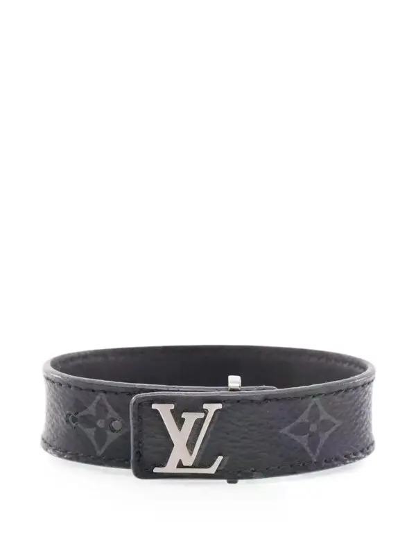 LOUIS VUITTON 2018 Monogram Eclipse Slim Bracelet