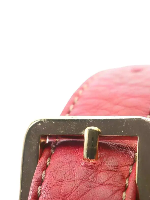 Loewe Nappa Anagram Flap Crossbody Bag - Red