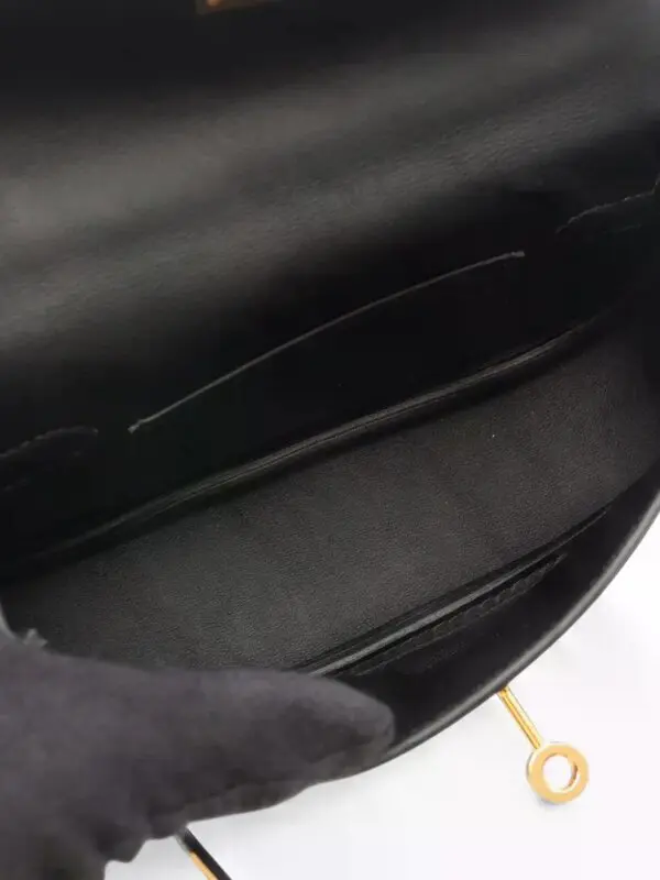 Hermès Swift Leather Kelly Moove Crossbody Bag - Black