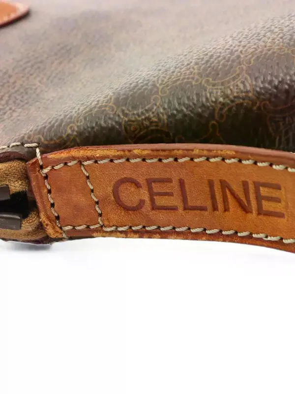 Celine Macadam Coated Canvas Dome Handbag