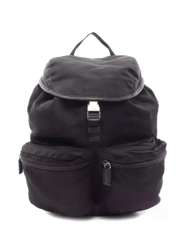 Prada 2000-2013 Tessuto Backpack - Black