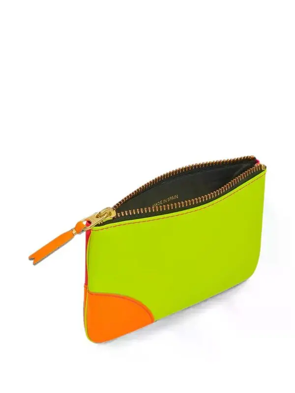 Comme Des Garçons Super Fluo Group Logo-print Wallet