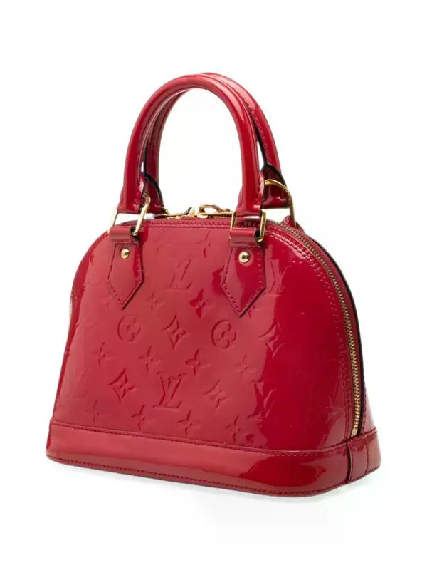 LOUIS VUITTON 2013 Monogram Vernis Alma Bb Satchel
