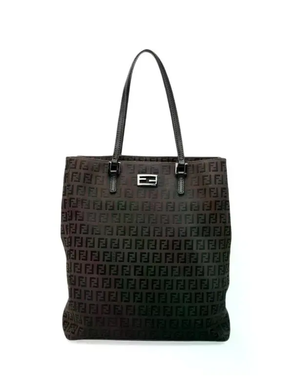 Fendi Zucchino Canvas Tote Bag