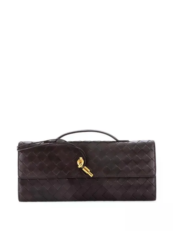 Bottega Veneta Andiamo Top Handle Clutch Bag