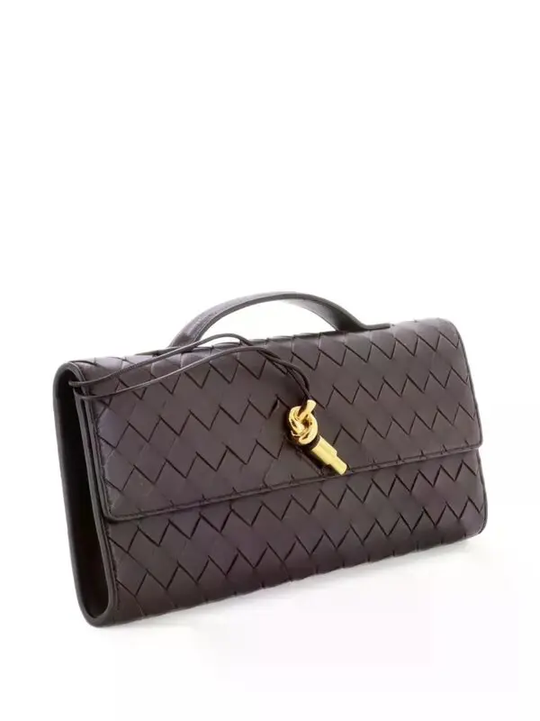 Bottega Veneta Andiamo Top Handle Clutch Bag