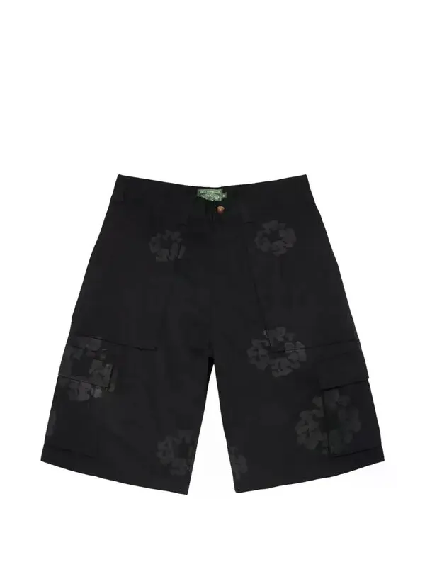 DENIM TEARS Mono Wreath Cargo Shorts