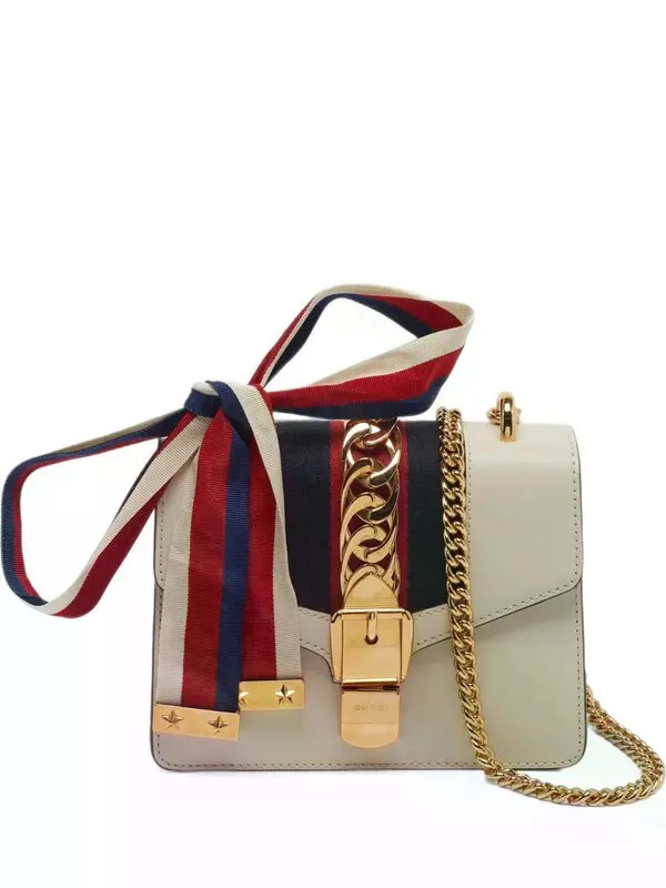 Gucci Sylvie Mini Bag With Gold-tone Chain Strap