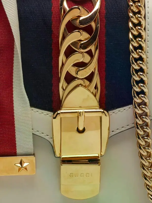 Gucci Sylvie Mini Bag With Gold-tone Chain Strap