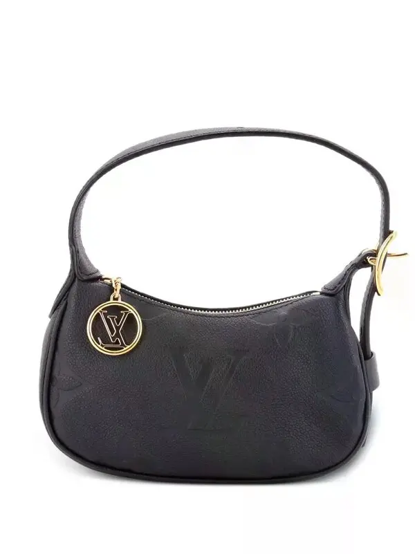 LOUIS VUITTON Moon Shoulder Bag Monogram Empreinte Giant Mini Hobo Bag - Black