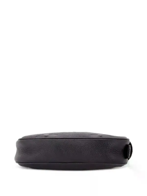 LOUIS VUITTON Monogram Empreinte Giant Mini Hobo Bag - Black