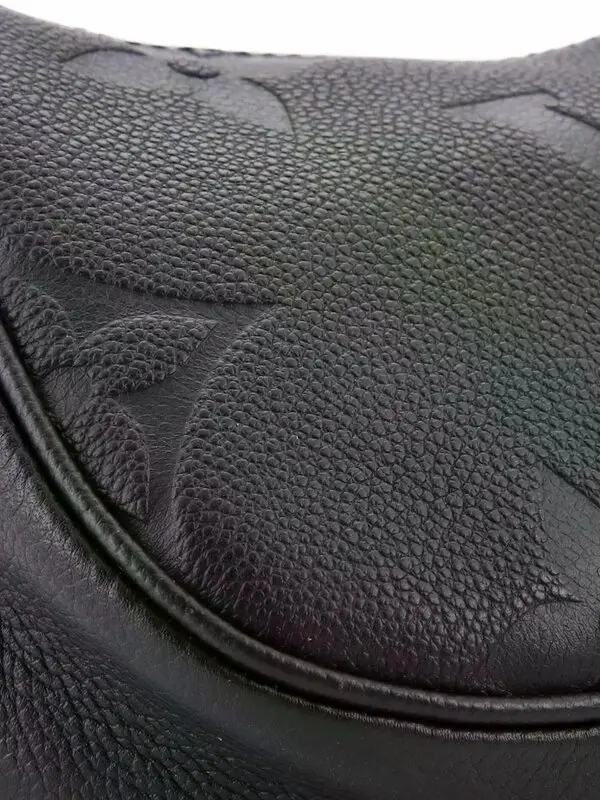 LOUIS VUITTON Monogram Empreinte Giant Mini Hobo Bag - Black