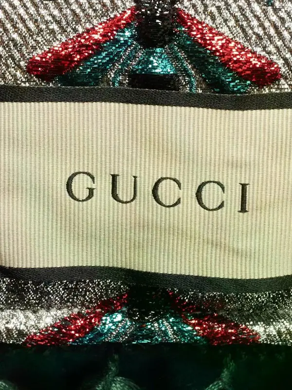 Gucci Tiger-embroidered Pillow
