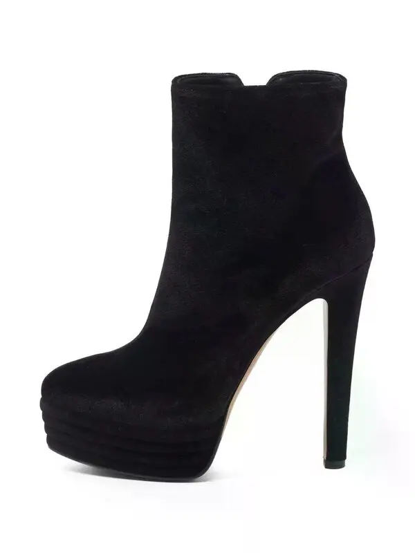 LE SILLA Platform Ankle Boots - Black
