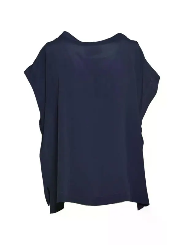 Momoni Cap-sleeve Boat-neck Top