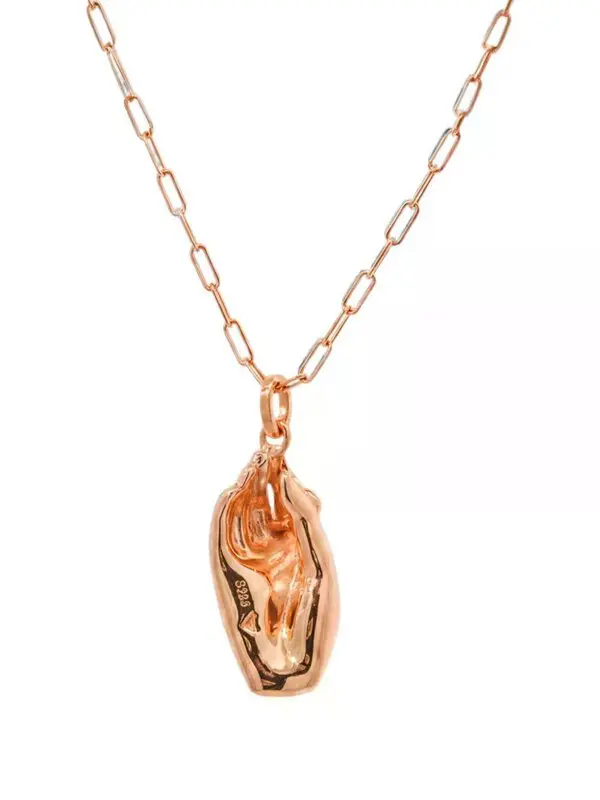 DI VOLPE Ma Che Vuoi?" Ruby Rose Gold Vermeil Pendant
