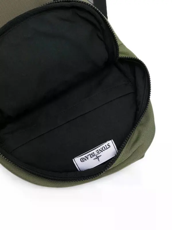 Stone Island Logo-patch Panelled Backpack