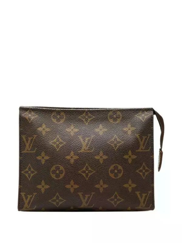 LOUIS VUITTON 1990 Monogram Toiletry Pouch 19 Clutch Bag
