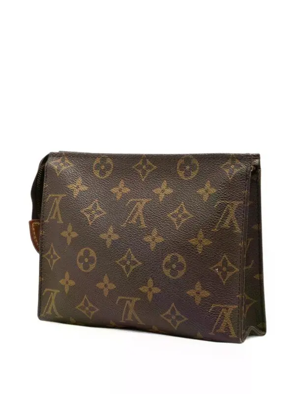 LOUIS VUITTON 1990 Monogram Toiletry Pouch 19 Clutch Bag