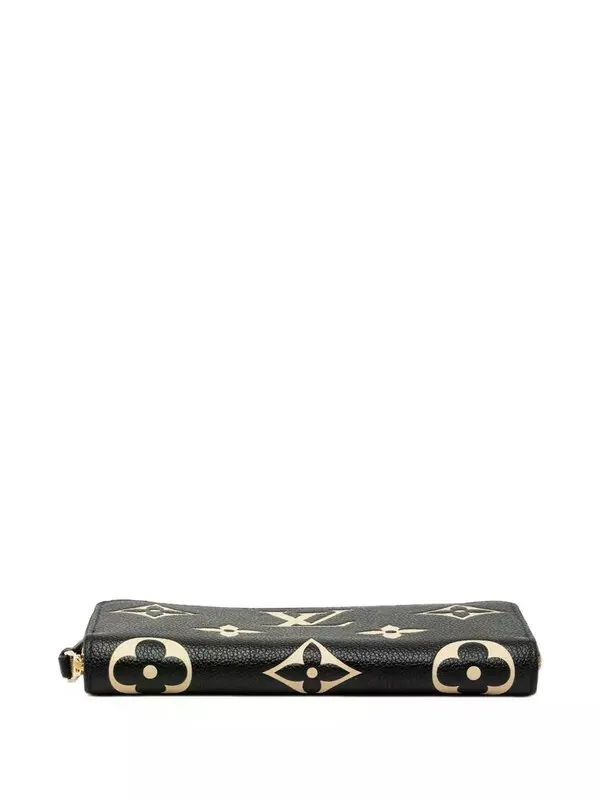 LOUIS VUITTON 2010-2026 Bicolor Monogram Empreinte Giant Zippy Wallet Long Wallets