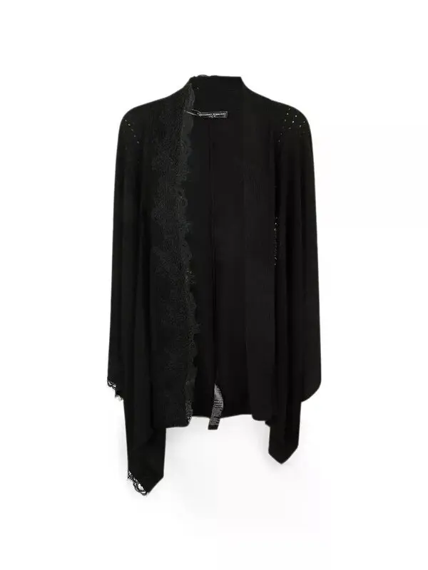 Ermanno Scervino Lace-trim Open-knit Stole
