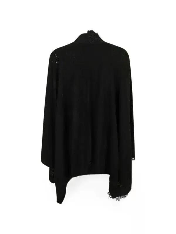 Ermanno Scervino Lace-trim Open-knit Stole