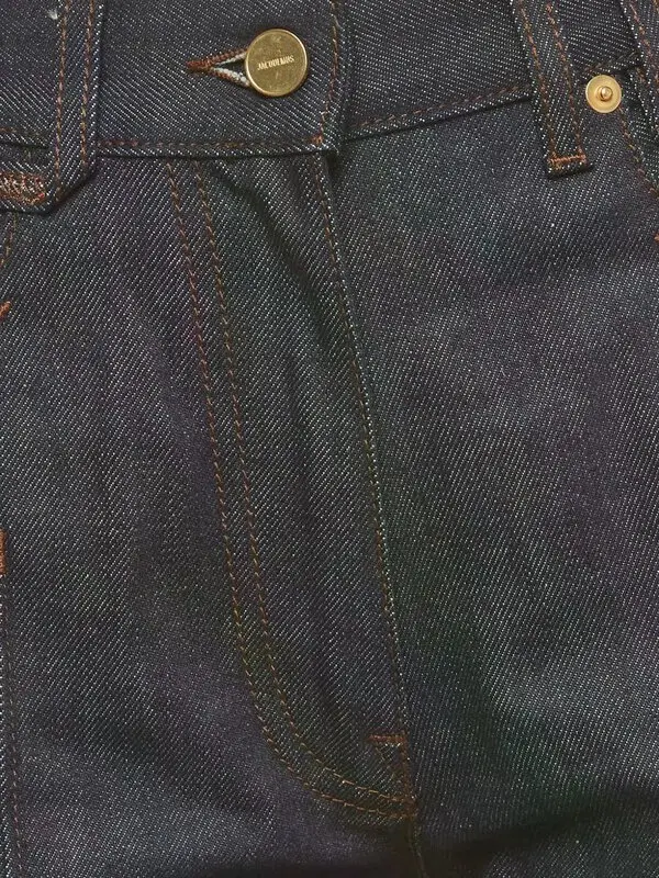 Jacquemus Le De Nîmes Bordado Straight-leg Jeans