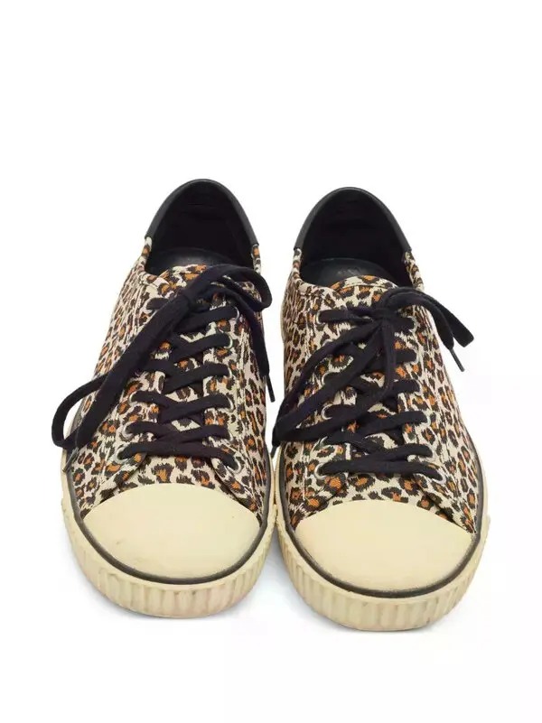 Celine Blank Leopard-print Sneakers