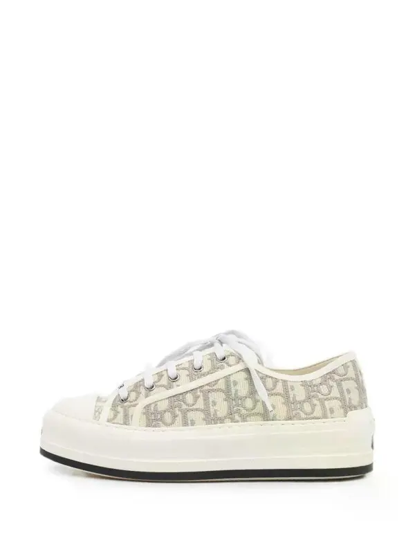 Dior Walk'n' Oblique Jacquard Sneakers - Neutrals
